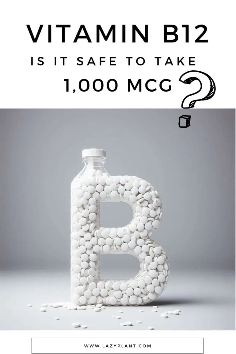 Is it safe to take 1,000 mcg of Vitamin B12 a day? - LazyPlant